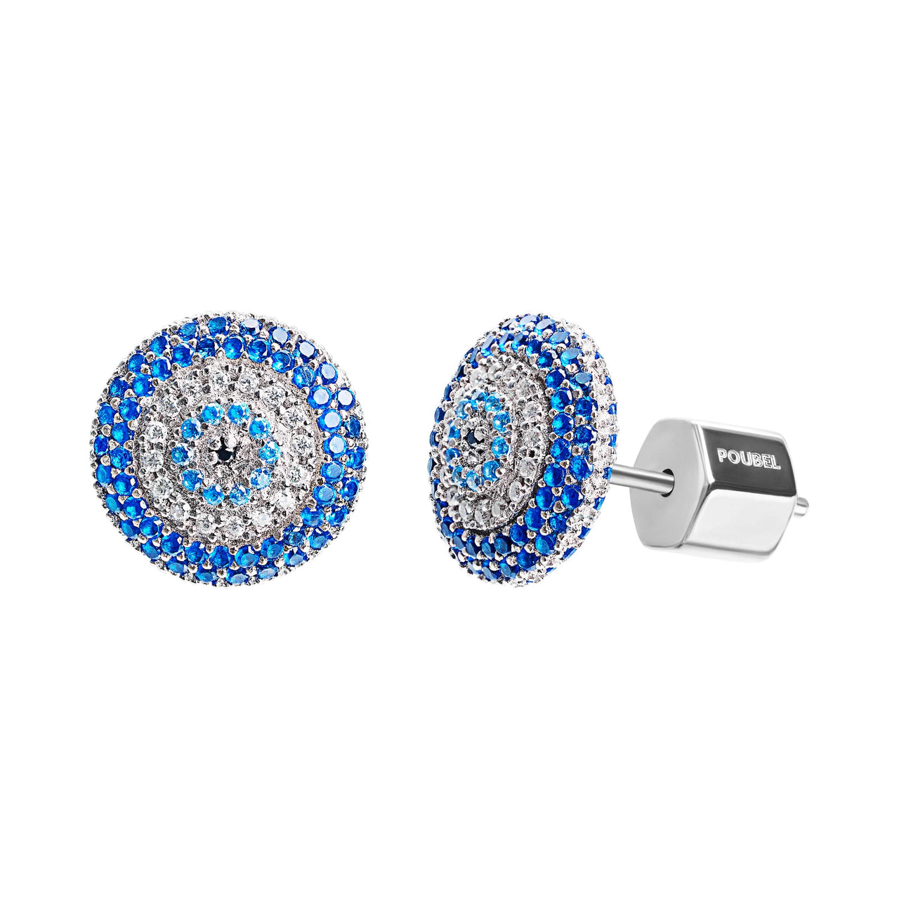 Evil Eye Stoneset Studs – Poubel